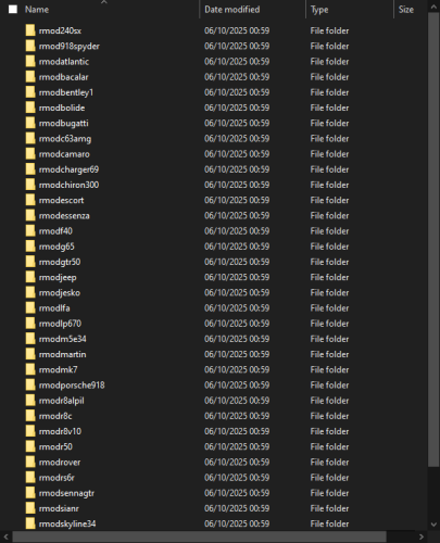 RMod Customs legacy car pack - Vehicles - LauncherLeaks