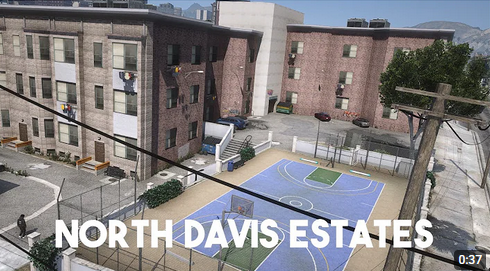 North Davis Estates with Staircase MLO | FiveM/RageMP Custom Hood Map ...